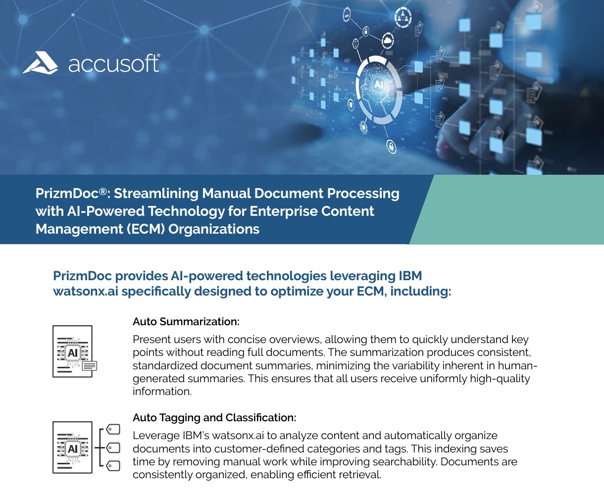 PrizmDoc: Automating Document Processing with AI for Your ECM | Accusoft