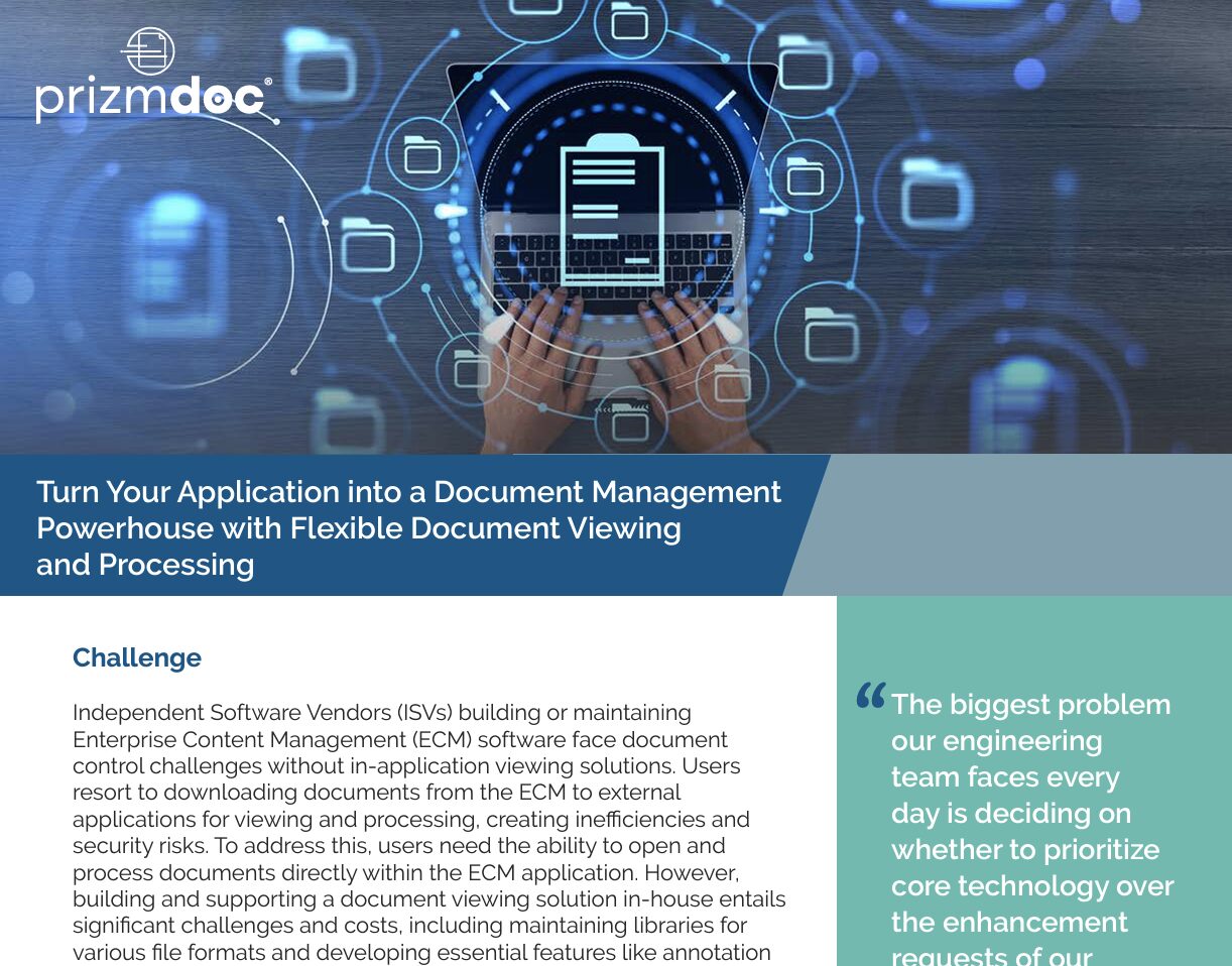PrizmDoc®: Secure Document Viewing and Processing | Accusoft